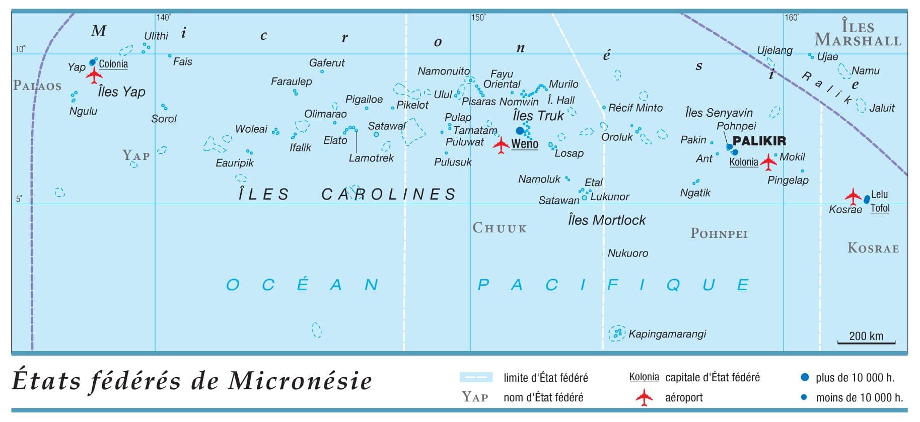 Encyclopédie Larousse en ligne - États fédérés de Micronésie
