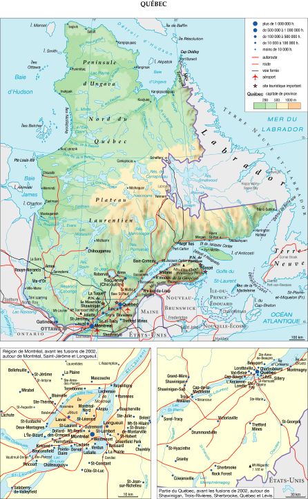 province de Québec - LAROUSSE
