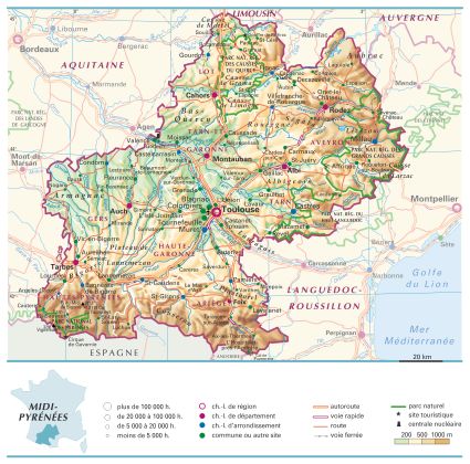 Midi-Pyrénées - LAROUSSE