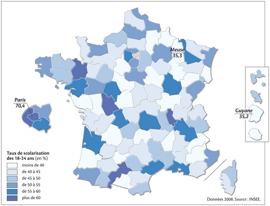 France, la scolarité – Média LAROUSSE