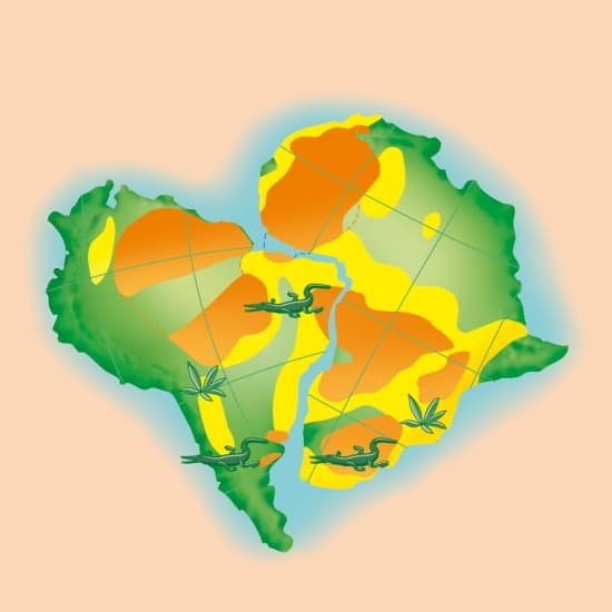 Dérive des continents : indices fossiles – Média LAROUSSE
