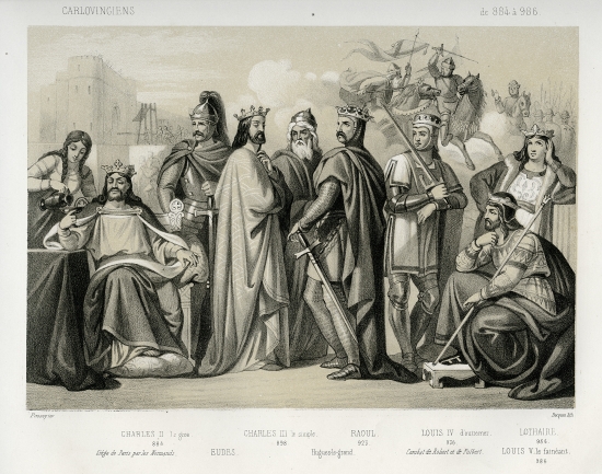 Les rois carolingiens de 884 à 986 – Média LAROUSSE